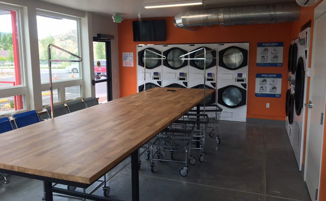 Red Table Laundromat | Projects | Clean Designs